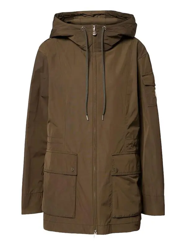 Moncler Leandro Technical Poplin Jacket - Green