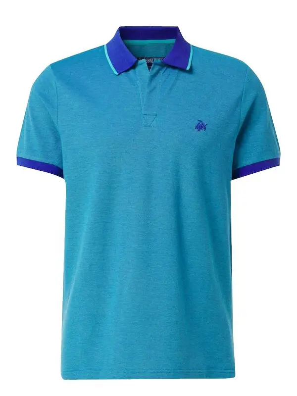 Vilebrequin Palatin Cotton Piqué Polo Shirt - Blue