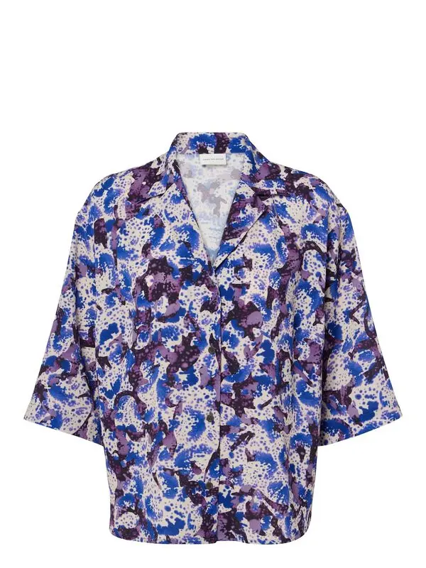 Dries Van Noten Printed Shirt - Blue