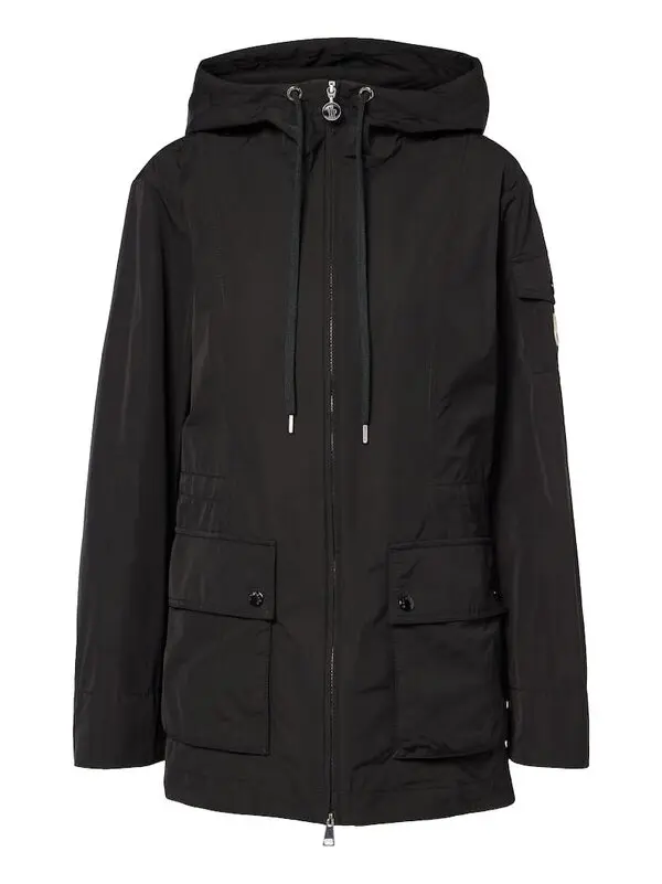 Moncler Leandro Poplin Parka - Black