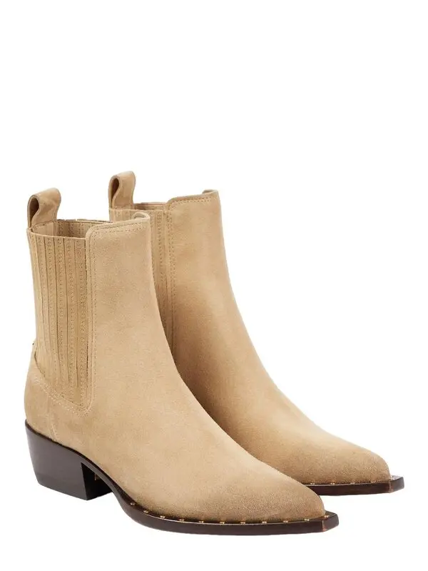 GOLDEN GOOSE Debbie Suede Ankle Boots - Brown