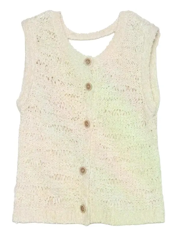 MULLER OF YOSHIOKUBO Gourd Vest - Neutrals