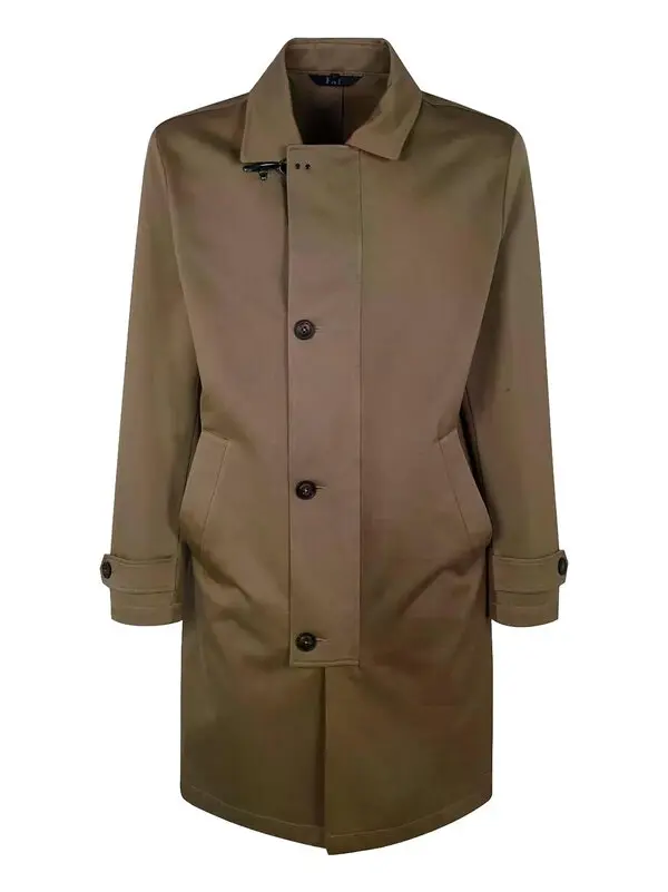 FAY Morning Raincoat - Brown