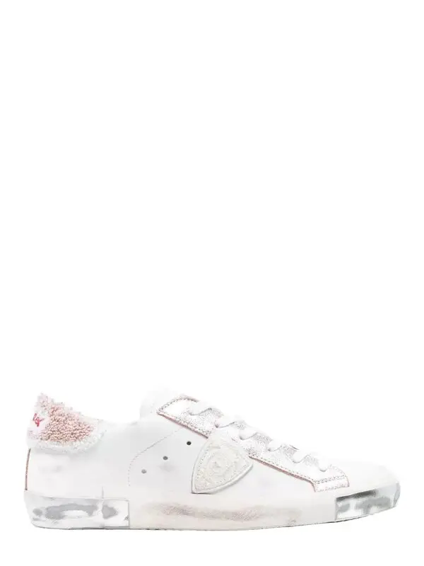 Philippe Model Distressed Sneakers - White