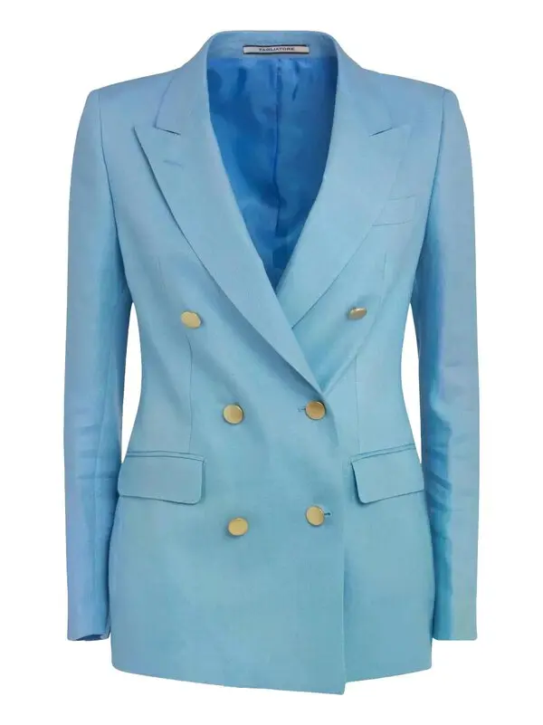 Tagliatore Double-breasted Blazer - Blue