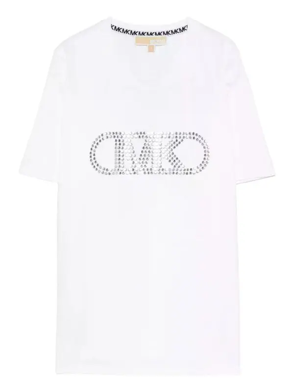 Michael Kors Empire-stud T-shirt - White