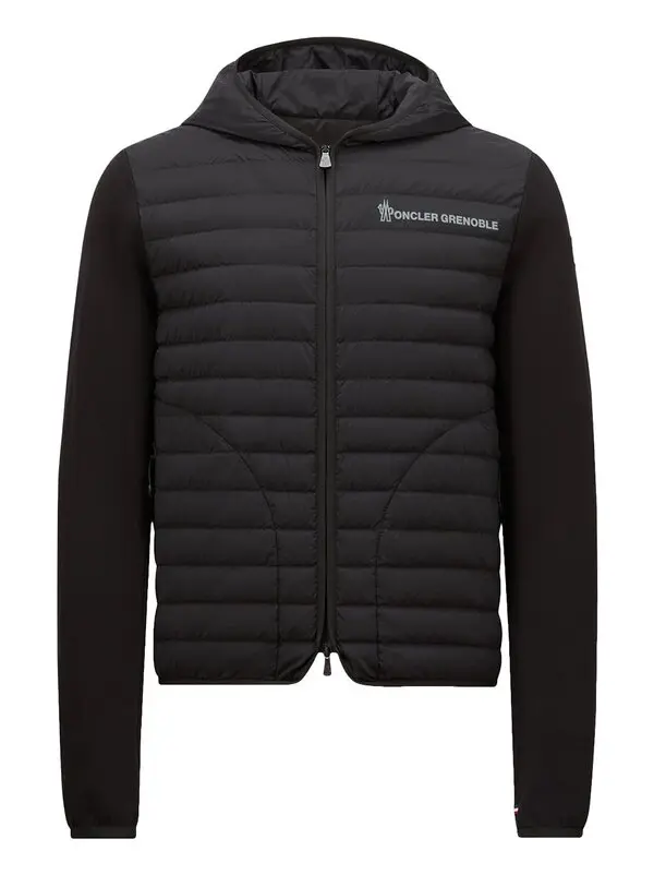 Moncler Padded Zip-up Hoodie - Black