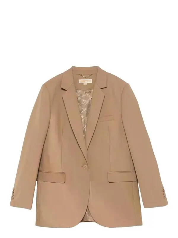 Michael Kors Single-breasted Blazer - Brown