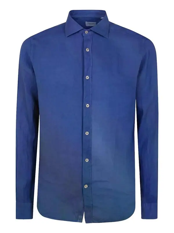TINTORIA MATTEI 954 Linen Shirt - Blue