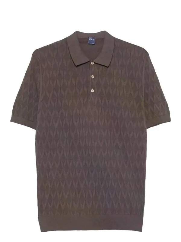 Fedeli Rumba Polo Shirt - Brown