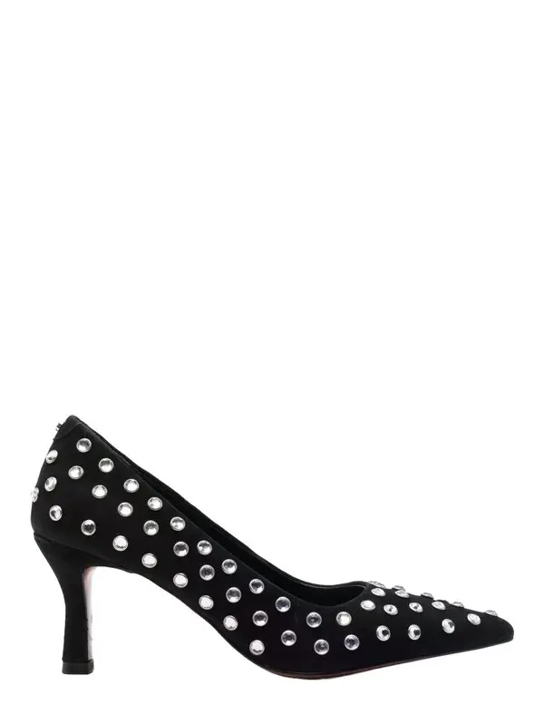 Maje 70mm Rhinestoned Pumps - Black