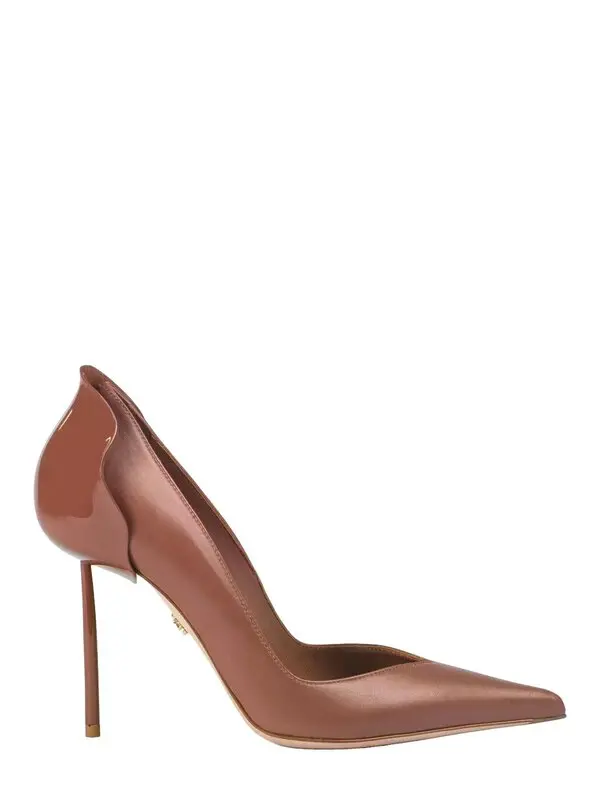 LE SILLA 100mm Petalo Pumps - Brown