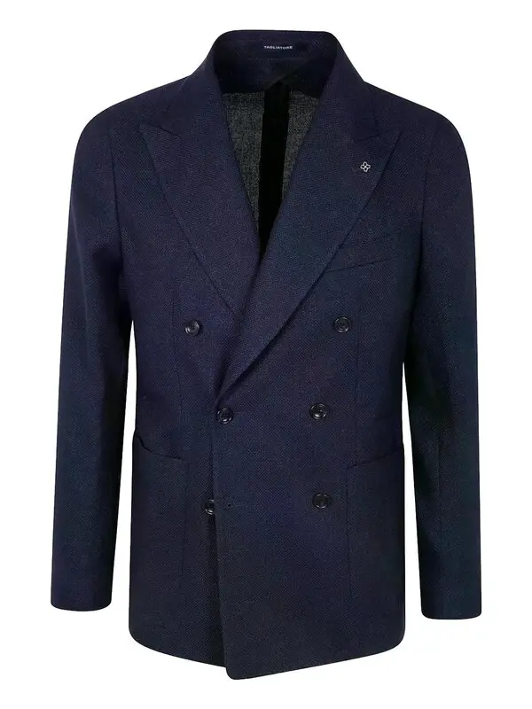 Tagliatore Double-breasted Blazer - Blue