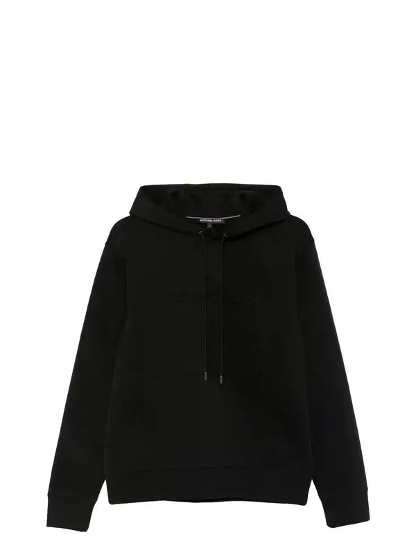 Michael Kors Logo-embossed Hoodie - Black
