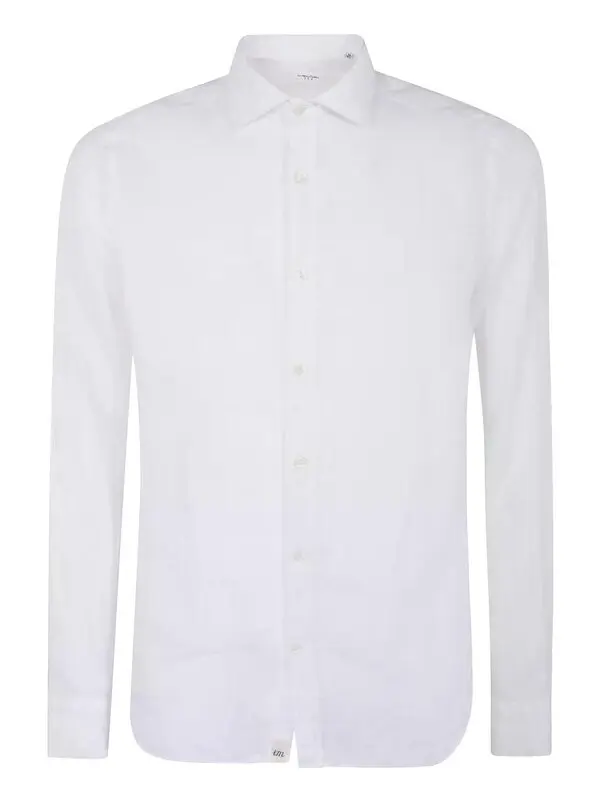 TINTORIA MATTEI 954 Linen Shirt - White