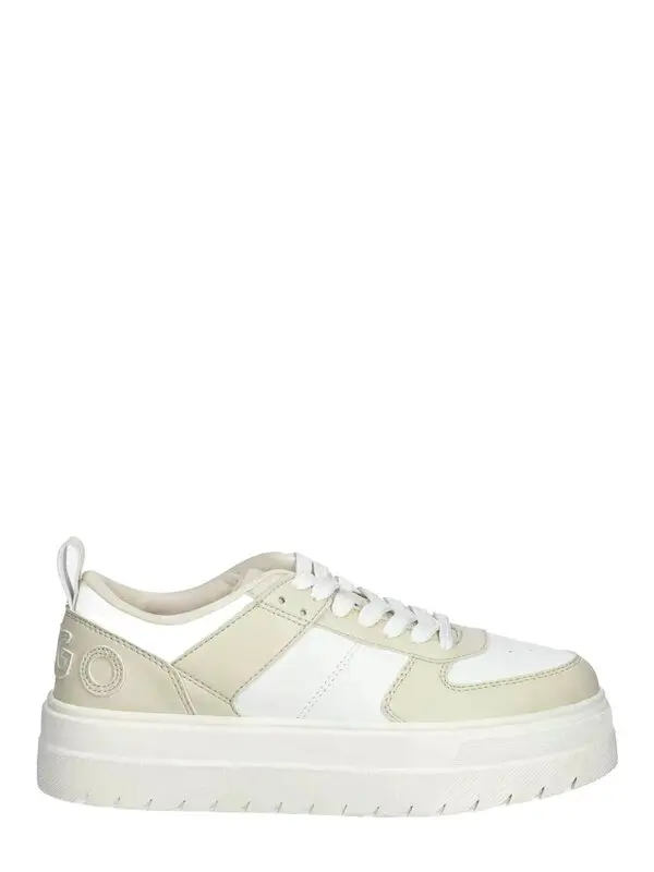 Hugo Logo-appliqué Sneakers - Neutrals
