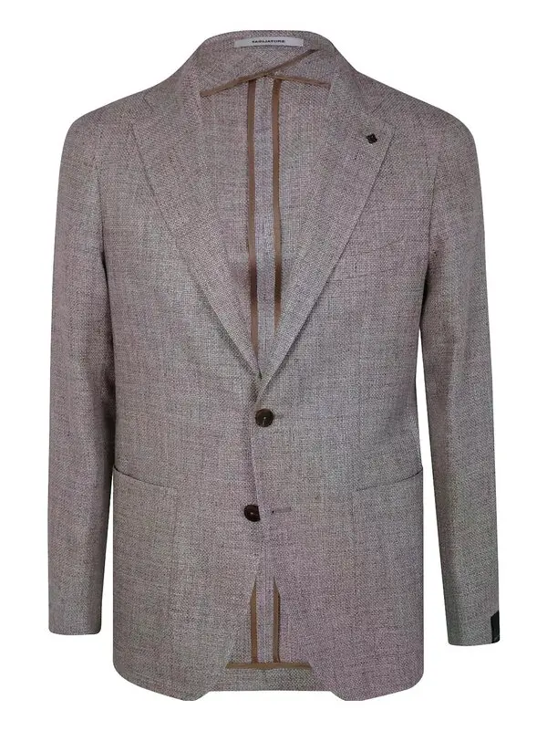 Tagliatore Silk Blazer - Grey