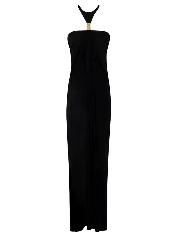 TOM FORD Halterneck Midi Dress - Black