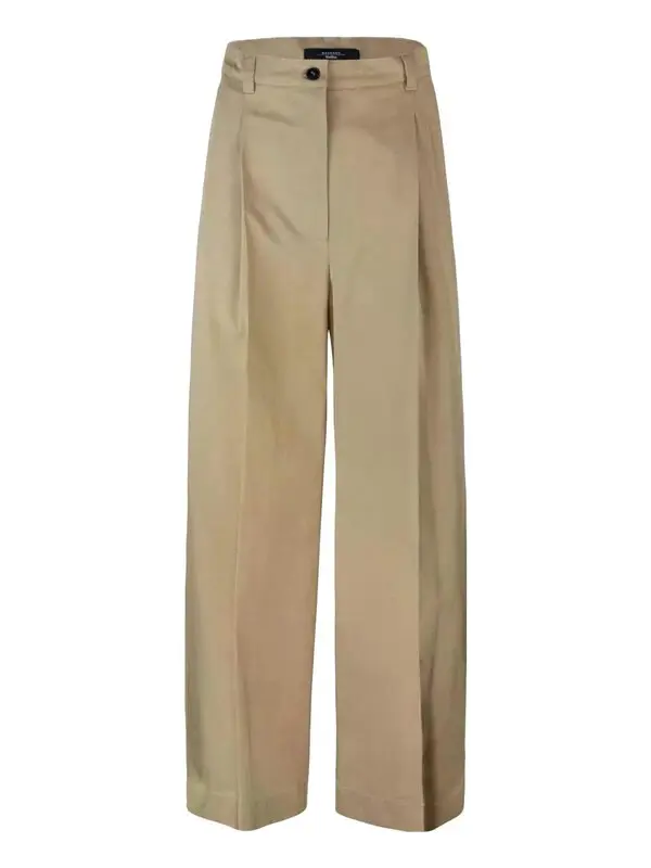 Max Mara Pleat-detail Wide-leg Trousers - Neutrals