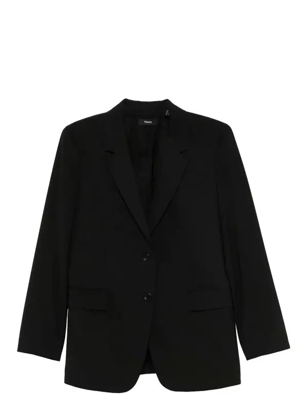 Theory Single-breasted Blazer - Black