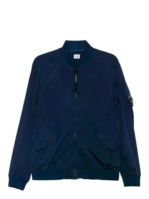 C.P. COMPANY Lens-detail Bomber Jacket - Blue