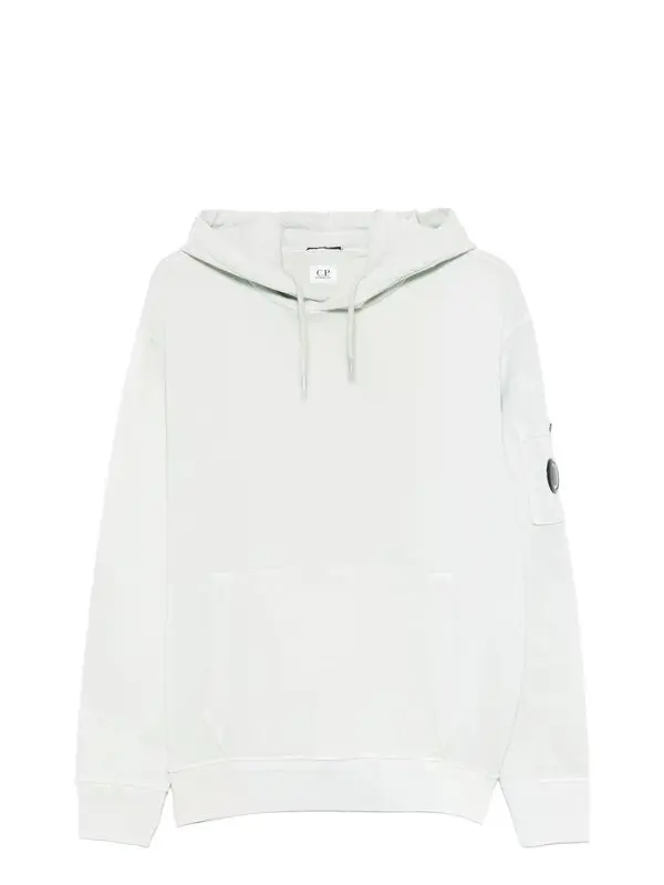 C.P. COMPANY Lens-detail Hoodie - Grey