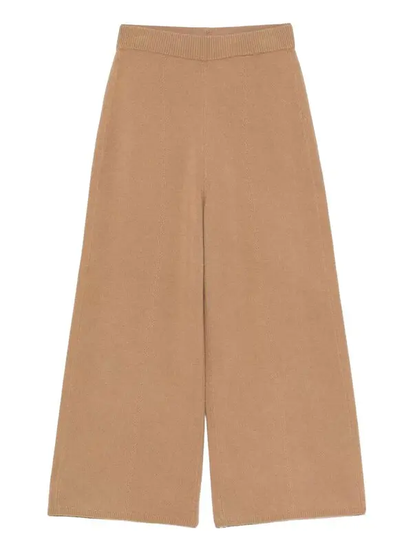 JOSEPH Wool Trousers - Brown