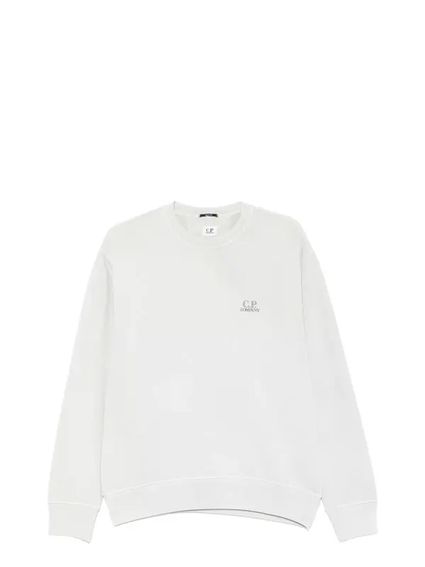 C.P. COMPANY Logo-embroidered Sweatshirt - Grey