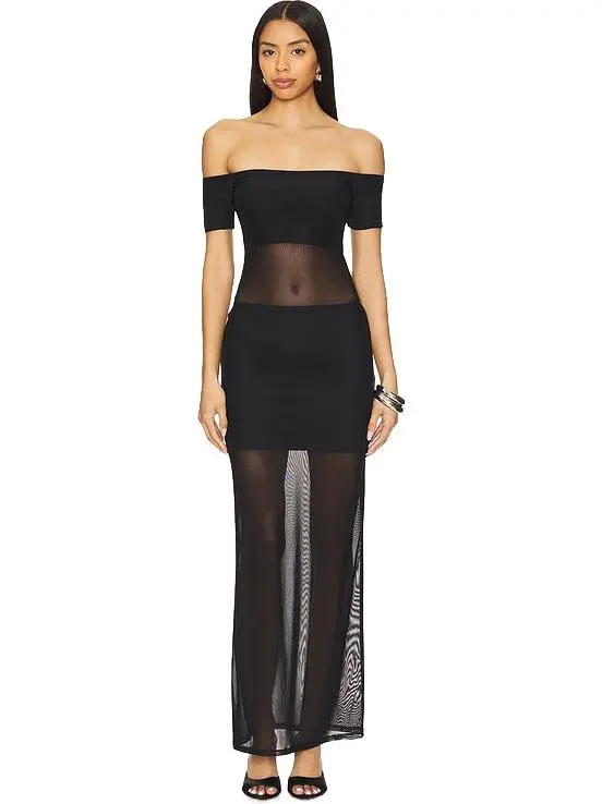 Superdown Jaya Maxi Dress - Black