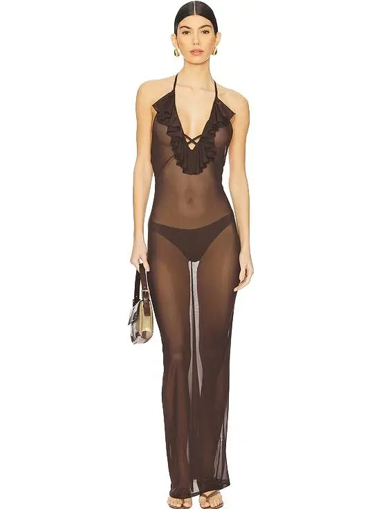 Superdown Alazane Maxi Dress - Brown