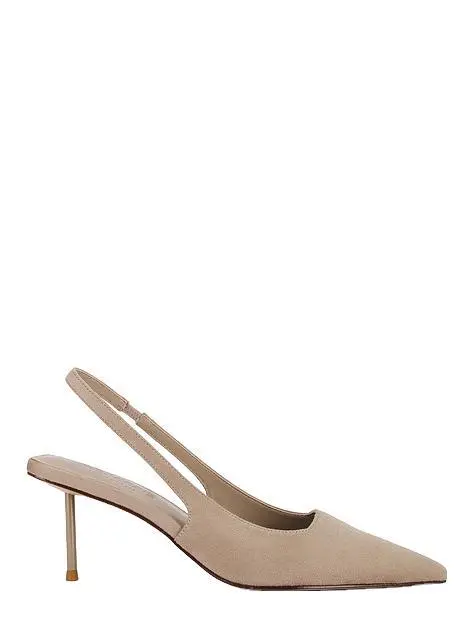 Femme La G55 Slingback Pumps - Suede Sand