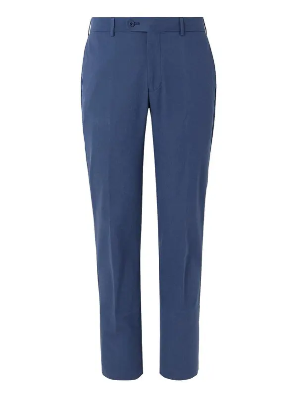 Peter Millar Surge Straight-leg Tech-jersey Golf Trousers - Blue