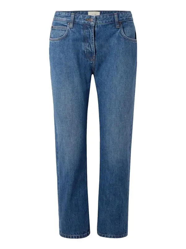 THE ROW Riaco Mid-rise Straight-leg Jeans - Blue