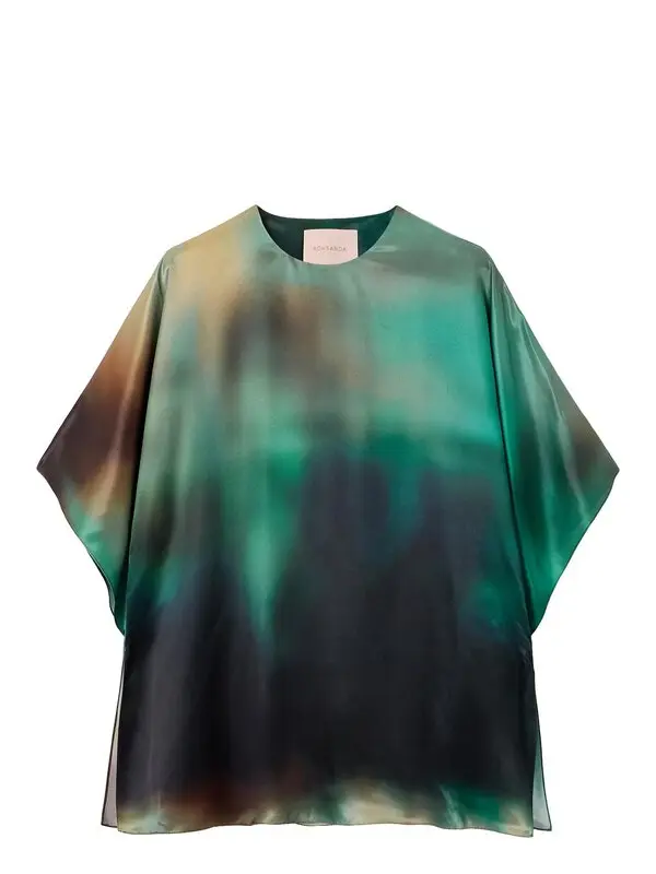 ROKSANDA Versala Tie-dye Blouse - Blue