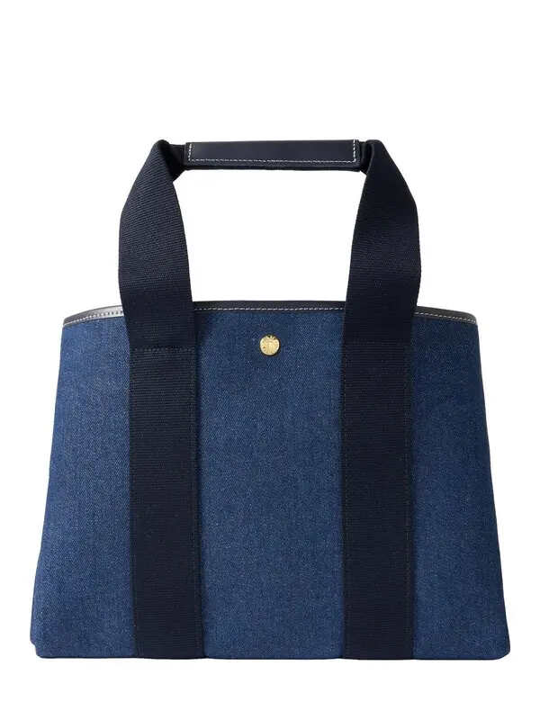 Rue De Verneuil Traversée Medium Denim Tote - Blue