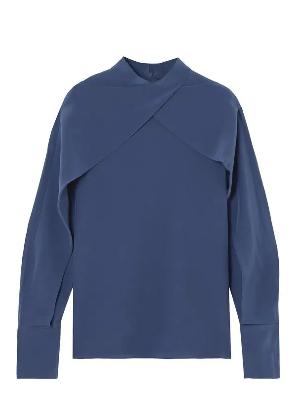 JOSEPH Bailie Layered Blouse - Blue
