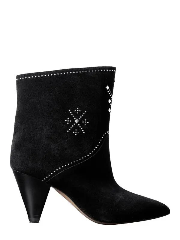 Isabel Marant Loline Studded Ankle Boots - Black