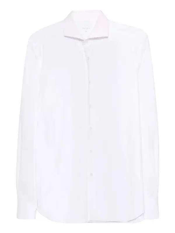XACUS Spread-collar Shirt - White