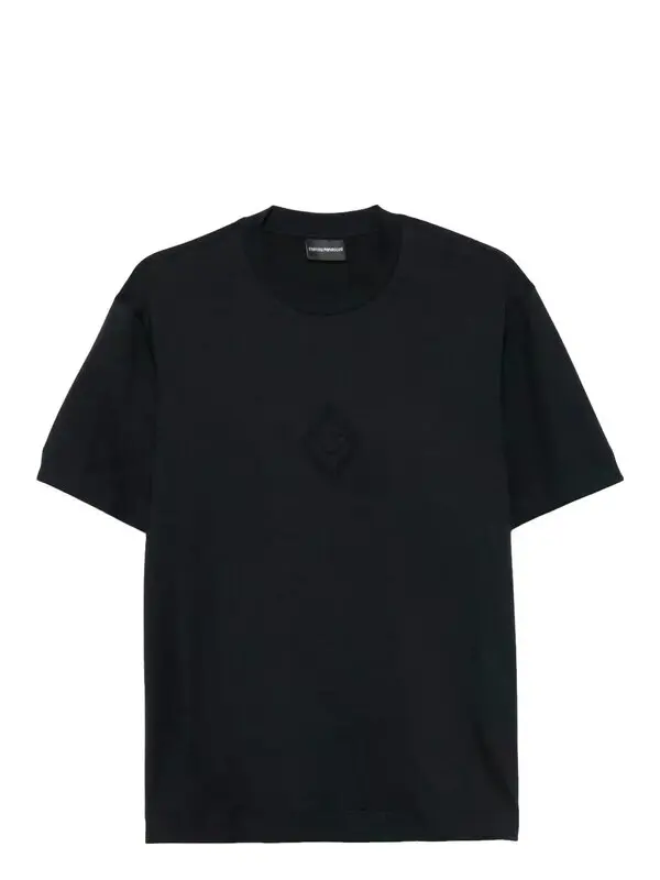 Emporio Armani Logo-embossed T-shirt - Blue