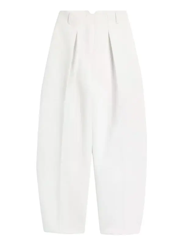 Jacquemus Le Ovalo Trousers - 100 White
