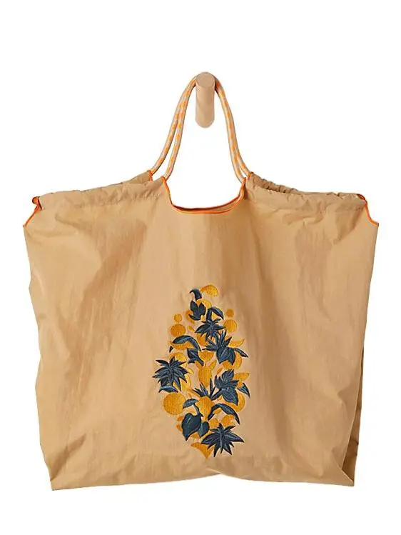 Free People Blooming Buti Tote Bag - Tan