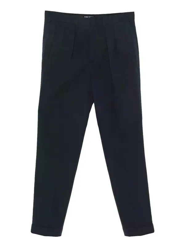 TOM FORD Poplin Chinos - Blue