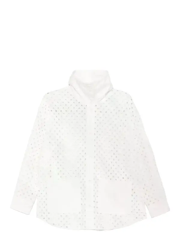 Herno Openwork Shirt - White