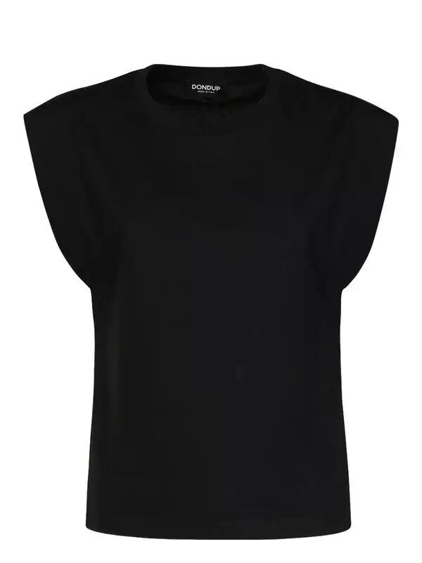 DONDUP Logo-plaque T-shirt - Black