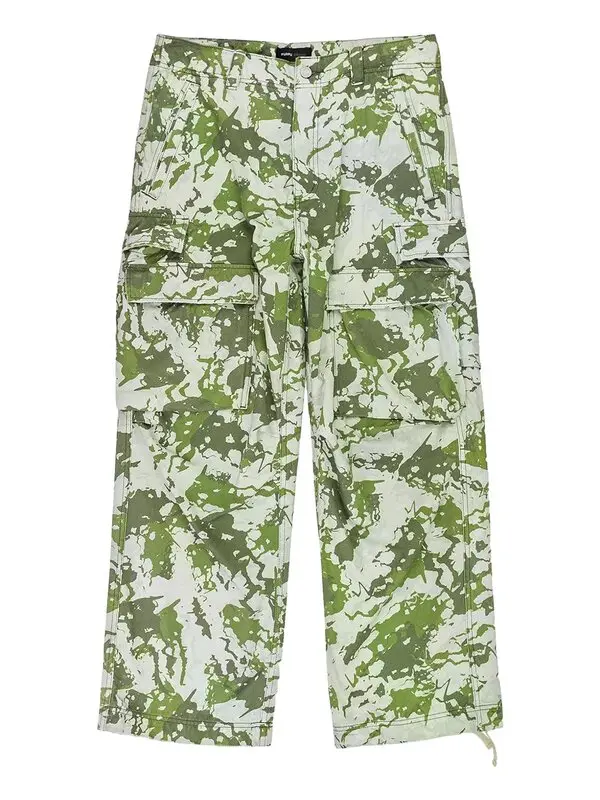 PURPLE BRAND Double-pocket Cargo Trousers - White