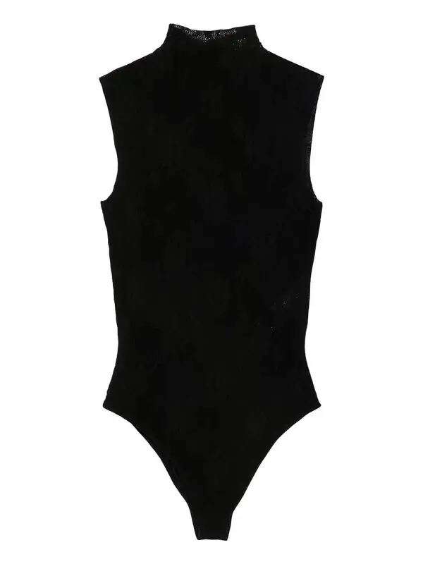 Victoria Beckham Sleeveless High-neck Bodysuit - Black