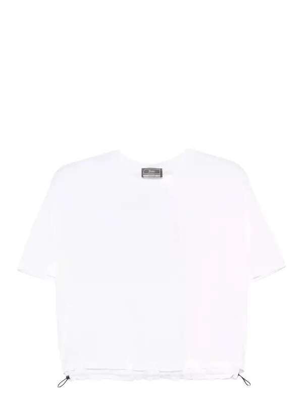 Herno Drawstring-hem T-shirt - White