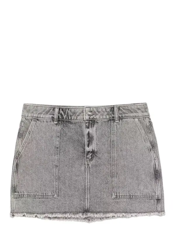 Michael Kors Denim Mini Skirt - Grey