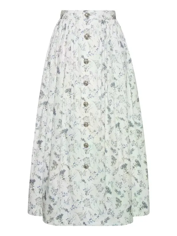 Adam Lippes Bryce Skirt - White