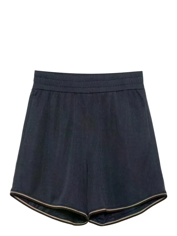 Fendi Jacquard Shorts - Blue